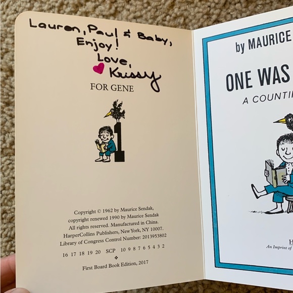 Toys | Maurice Sendak One Was Johnny Board Book A Counting Book For ...